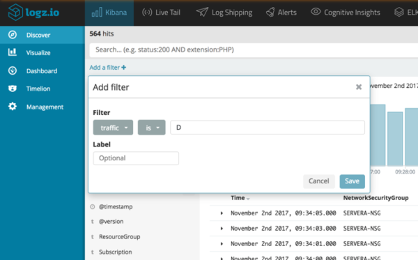 Azure NSG Flow Logs Analysis With the ELK Stack